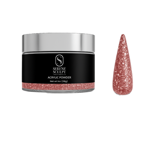 Acrylic Powder Flirty Glitter 28g - Serene Sculpt